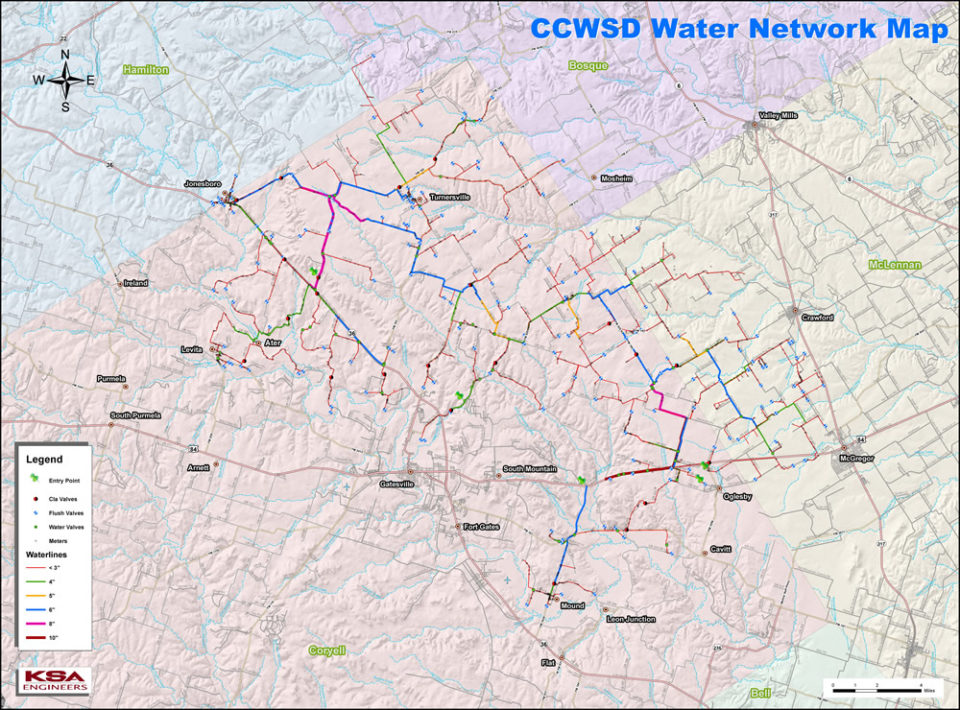Servicing Area – Coryell City Water Supply District
